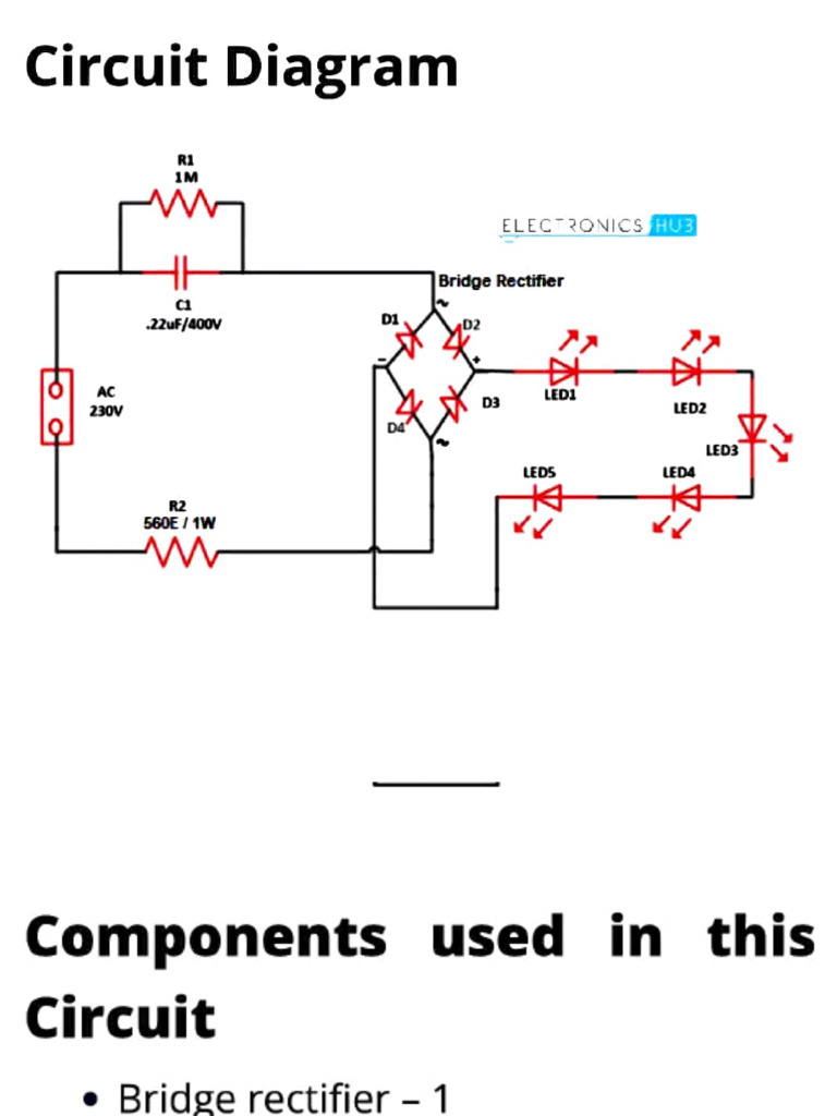 Prepare Control Circuit of LED Lamp | PDF | Rectifier | Diode
