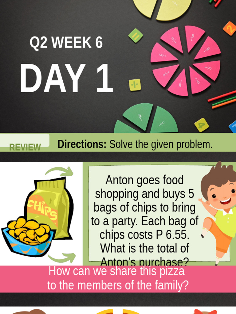 g5q2 Week 6 Math | PDF | Division (Mathematics) | Abstract Algebra