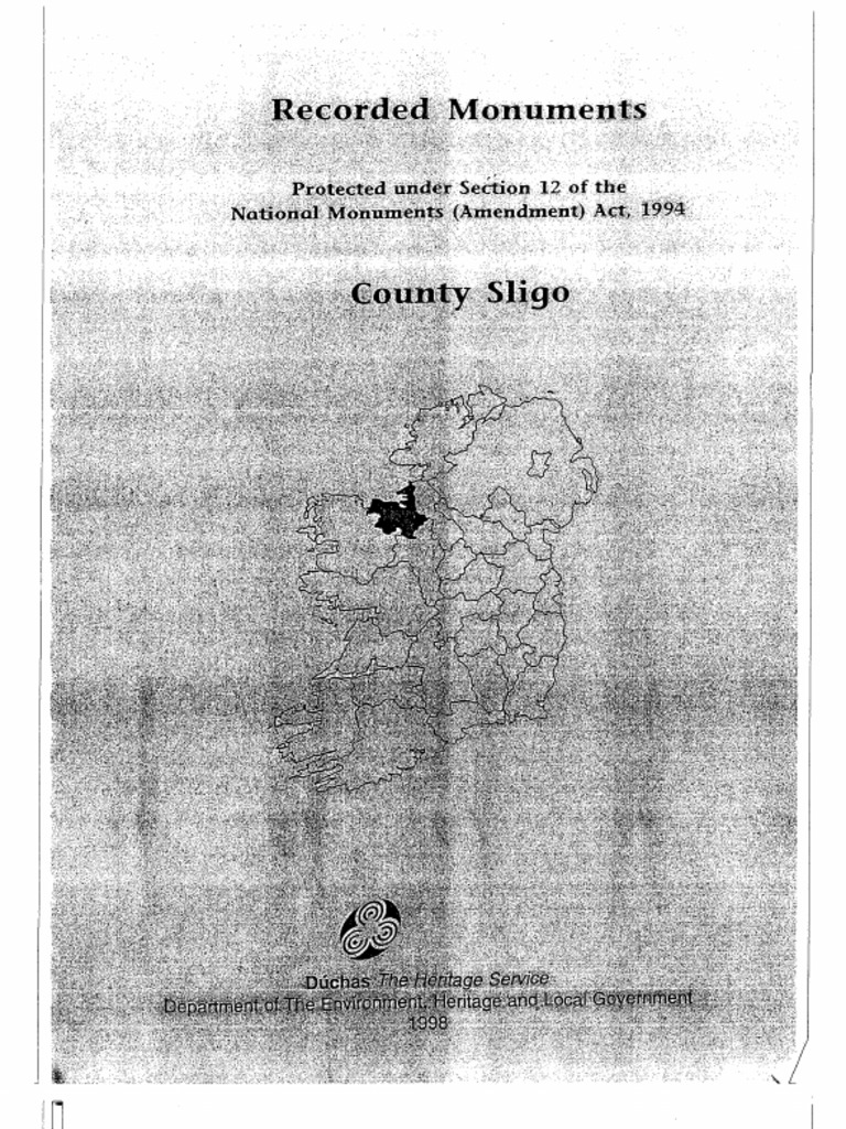 Archaeology RMP Sligo Manual (1995) 0044 | PDF | Fine (Penalty ...