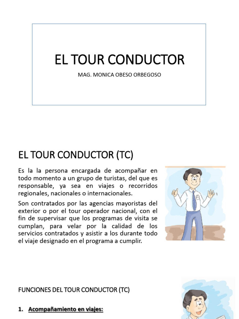 Clase #12 El Tour Conductor 1 | PDF | Turismo