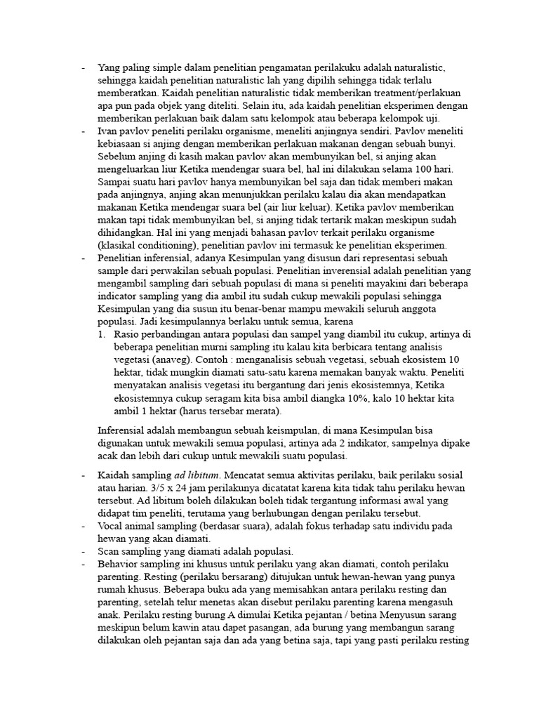 Resume Materi Kuliah Keempat | PDF