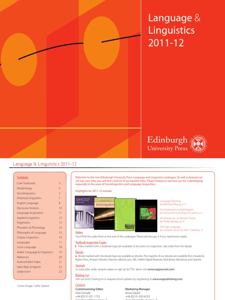 Language Linguistics | PDF | Linguistics | Multilingualism