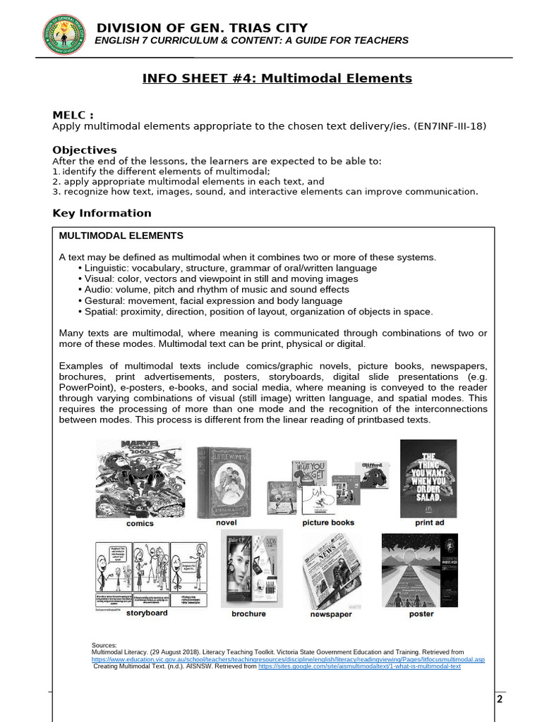 Enhancing Critical Thinking with Multimodal Elements | PDF ...