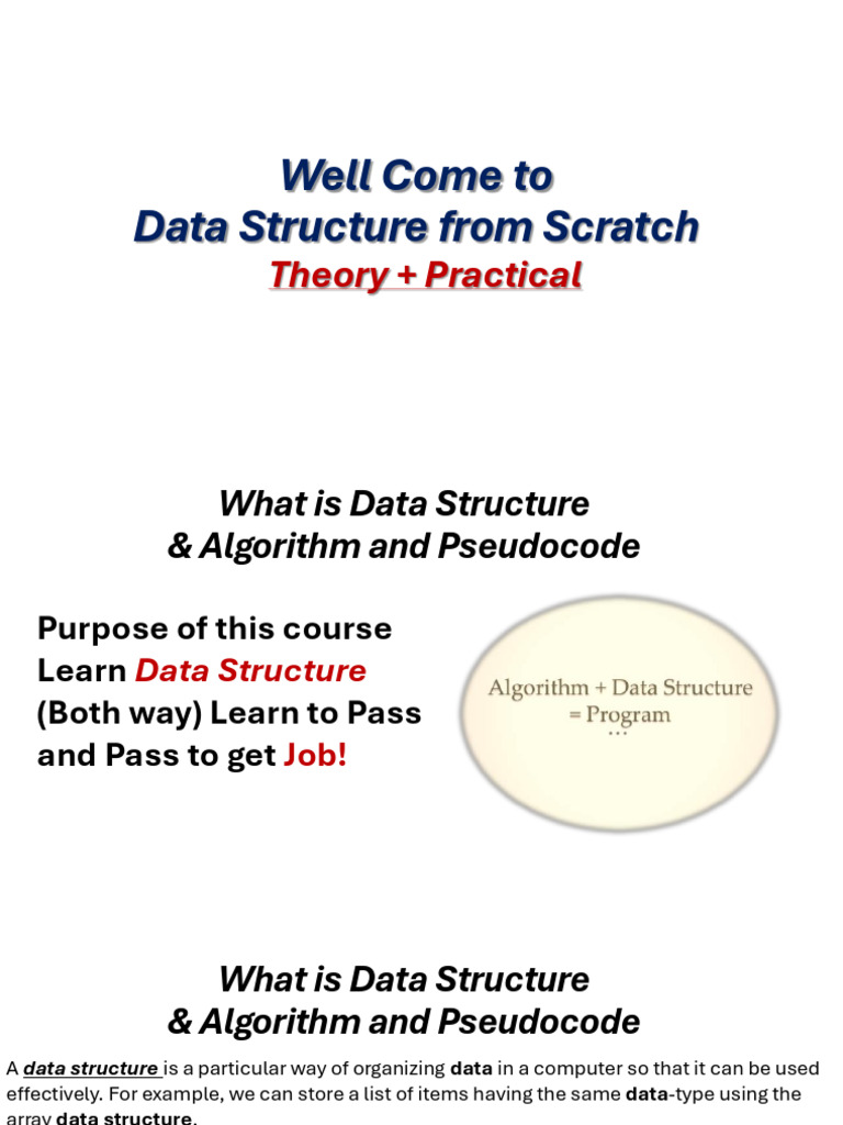 Week 1 DS | PDF | Computer Programming | Computing