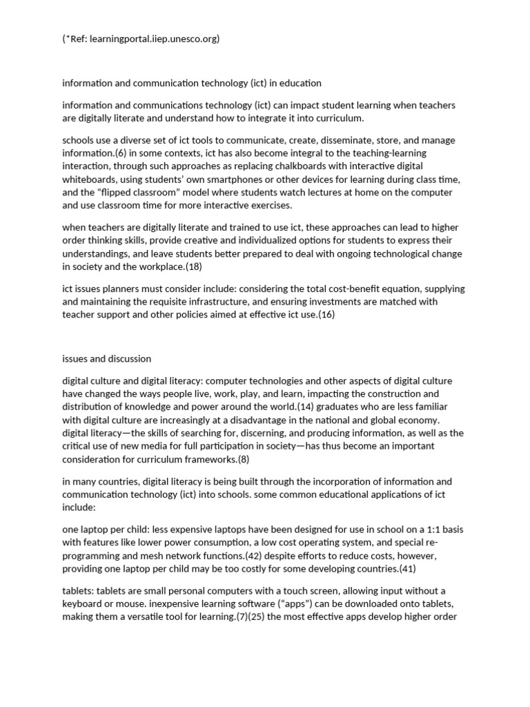 paragraph | PDF | Educational Technology | Information And ...