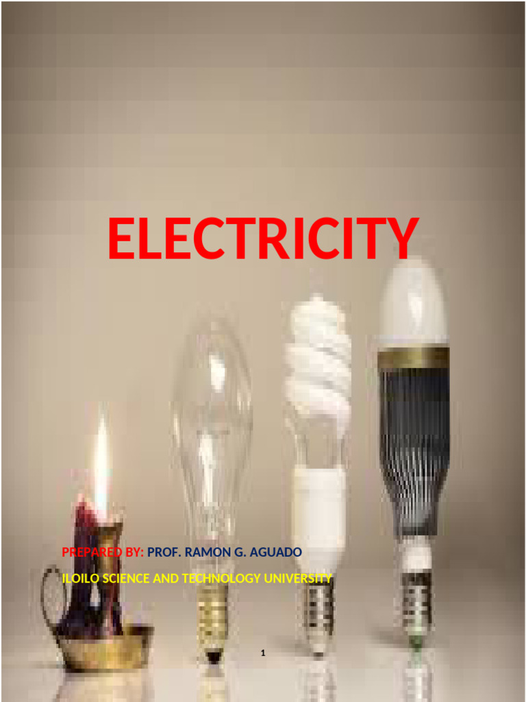 Electricity Module Edited | PDF | Voltage | Electrical Resistance And ...