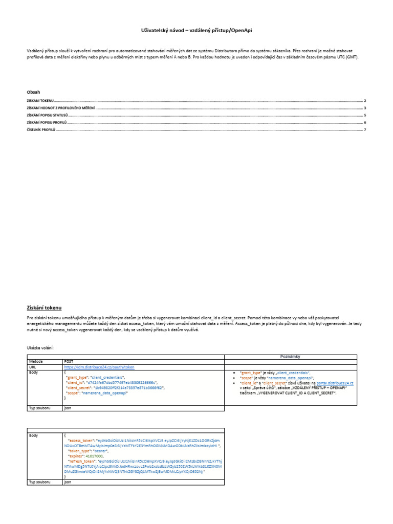 Uzivatelsky Navod OpenApi | PDF