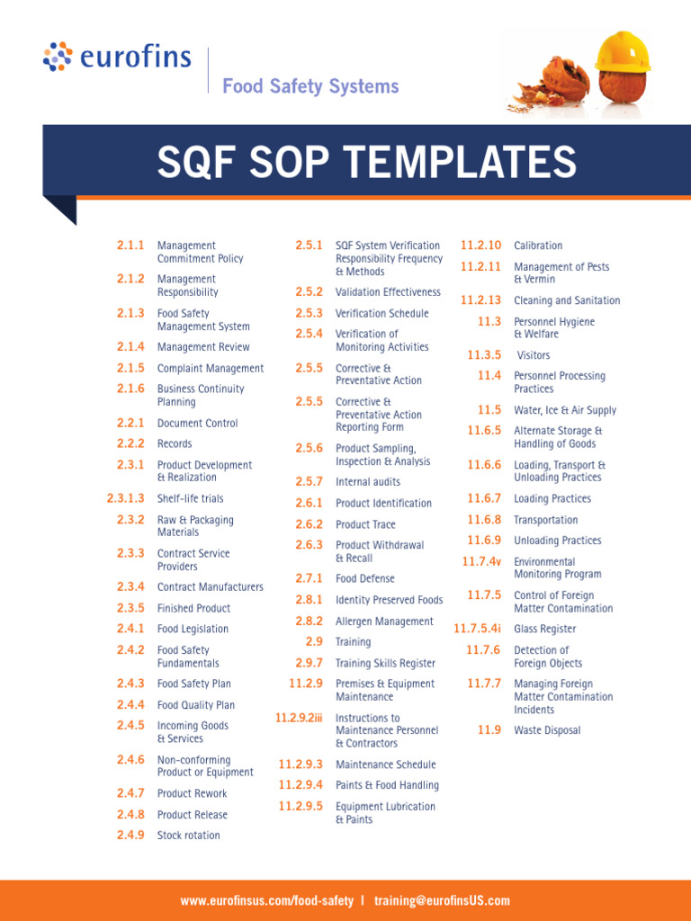 fss-sop-flyer_5 | PDF | Food Safety