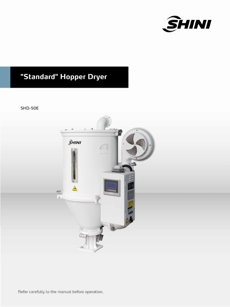 Standard Hopper Dryer SHD E | PDF