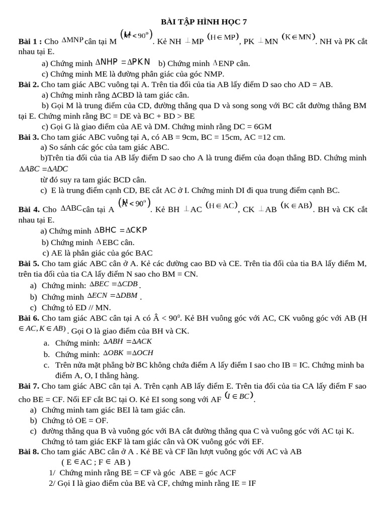 Baif Taapj Hinhf Hocj 7 | PDF