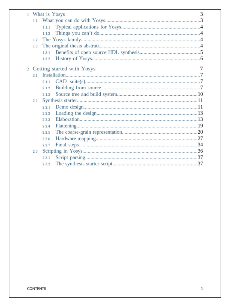 Yosys | PDF | Hardware Description Language | Logic Synthesis