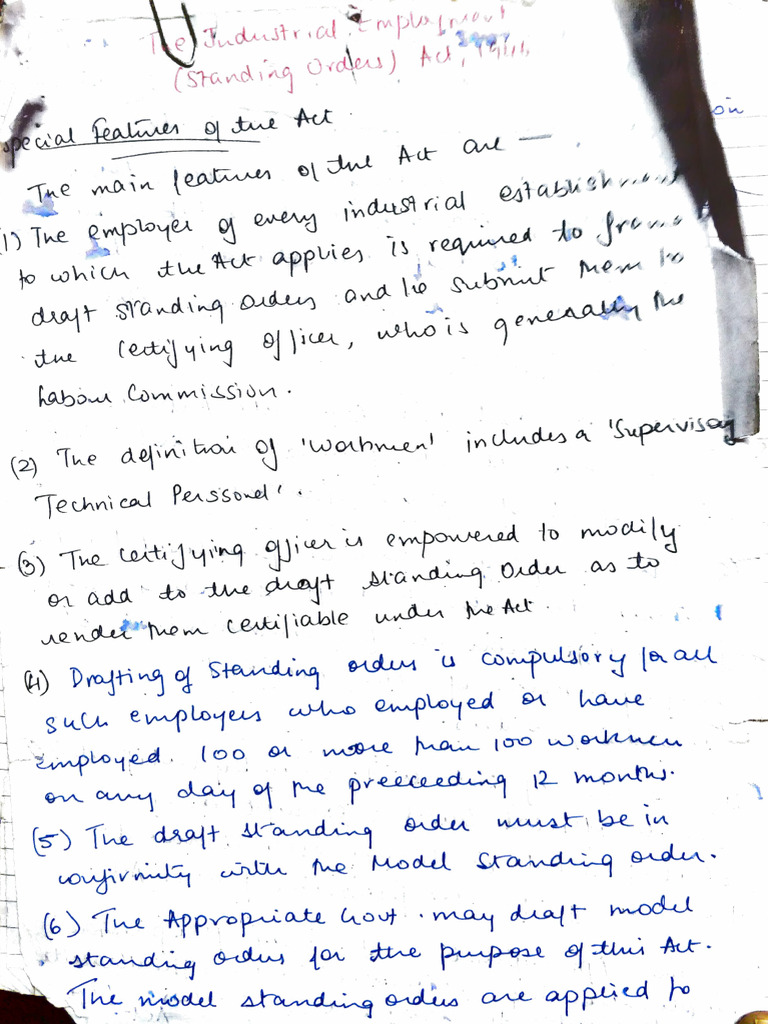 Industrial Employment Act 1946 Overview | PDF