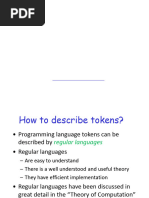 Recognition of Tokens | PDF