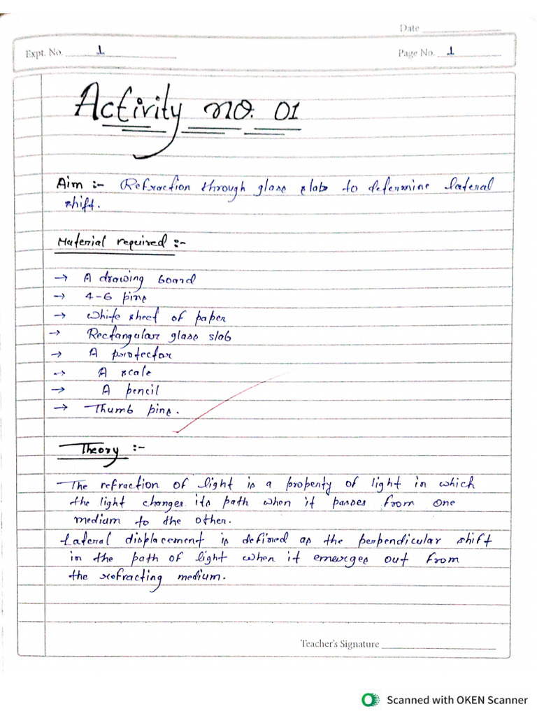 Physics Activity 1 | PDF