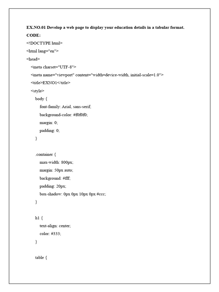 Web Technology Lab Manual | PDF | World Wide Web | Internet & Web