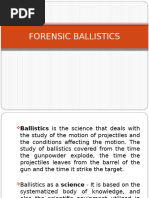 FORENSIC BALLISTIC Report | PDF | Ballistics | Forensic Science