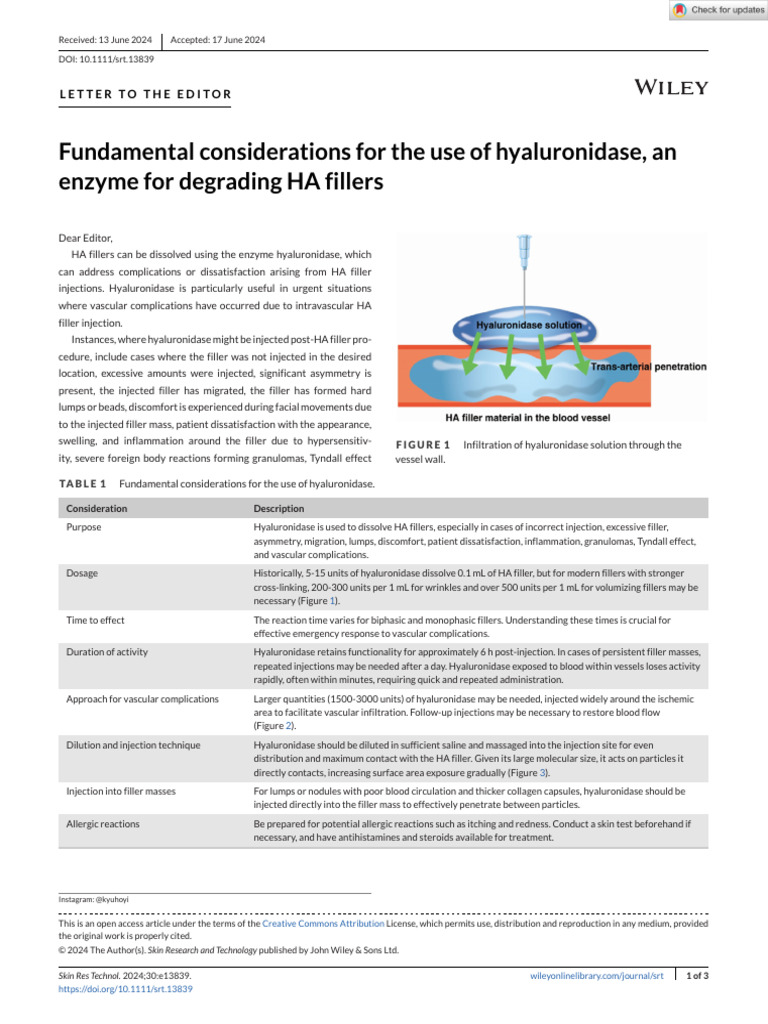 Skin Research and Technology - 2024 - Hong - Fundamental Considerations For The Use of ...