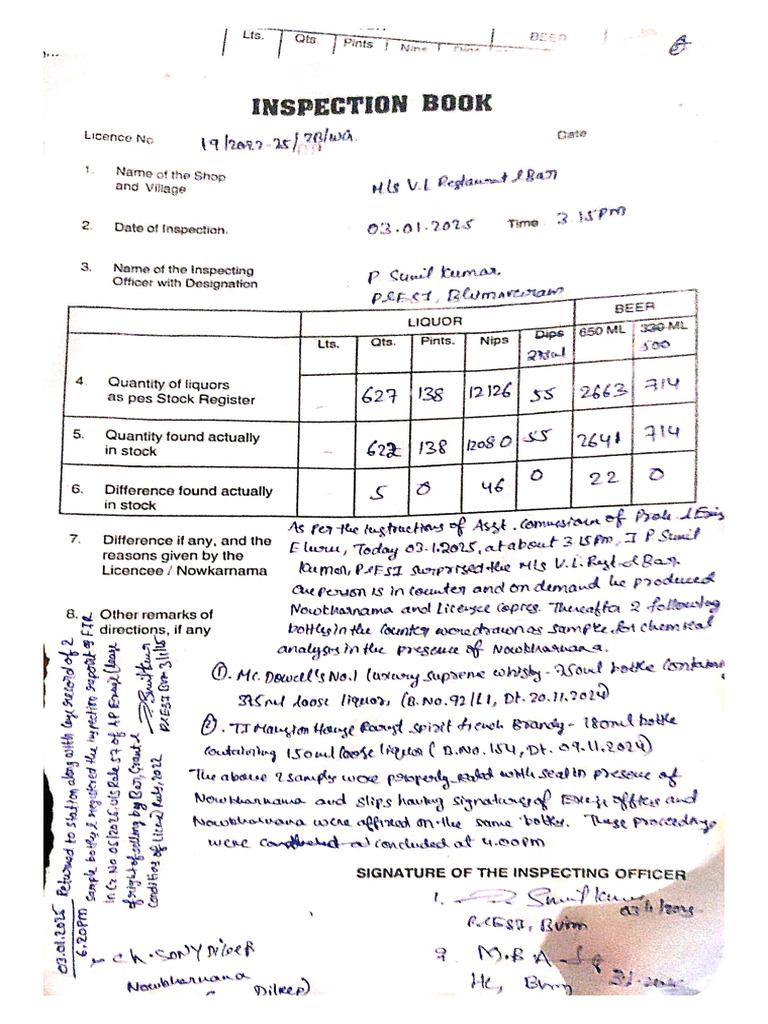 Inspection Report - 05-2025 | PDF