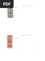 Timbres Notariales, Timbres Fiscales y Sus Valores y Colores. | PDF