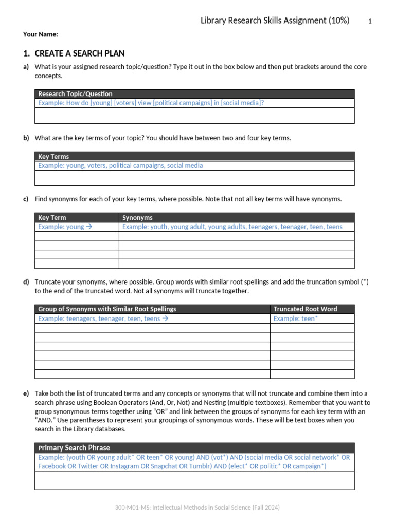 IM A2 Library Assignment F24 With Rubric | PDF | Books | Written ...