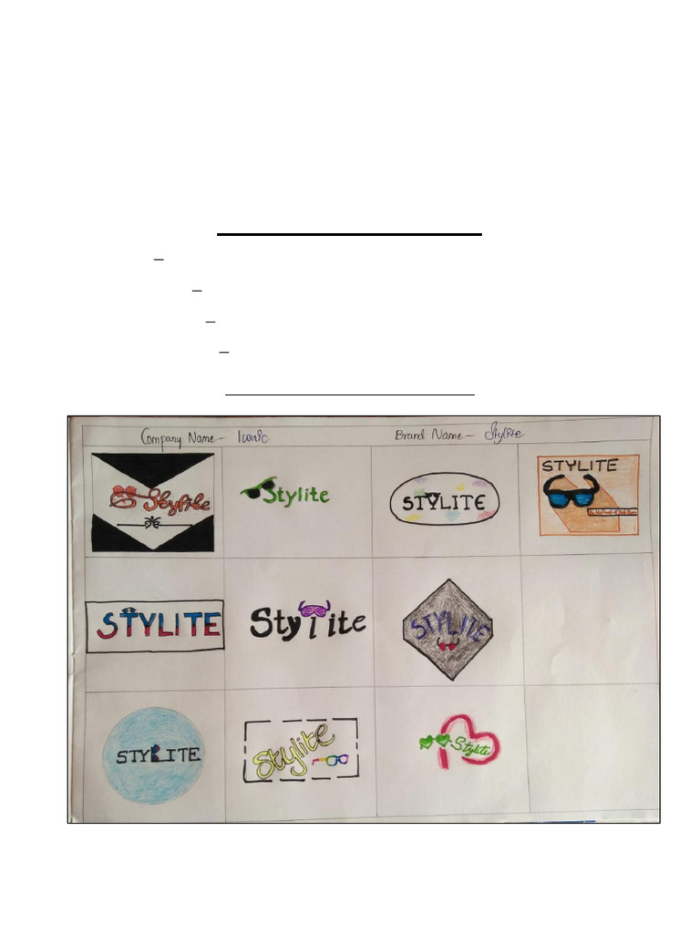 Ad Design 10 Logo Assignment | PDF