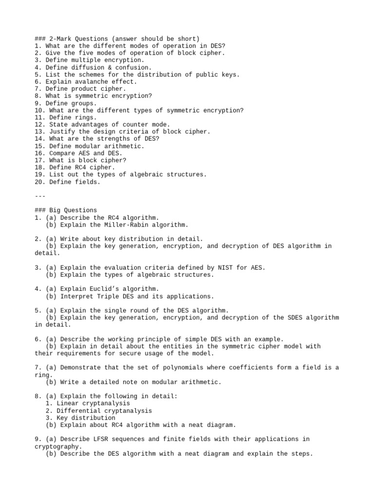 Cryptography Exam Prep Guide | PDF