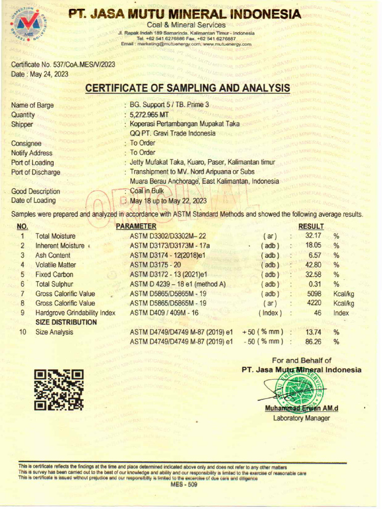 Cert BG Support 5 | PDF