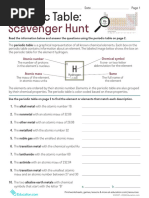 Edexcel GCSE Chemistry Periodic Table | PDF