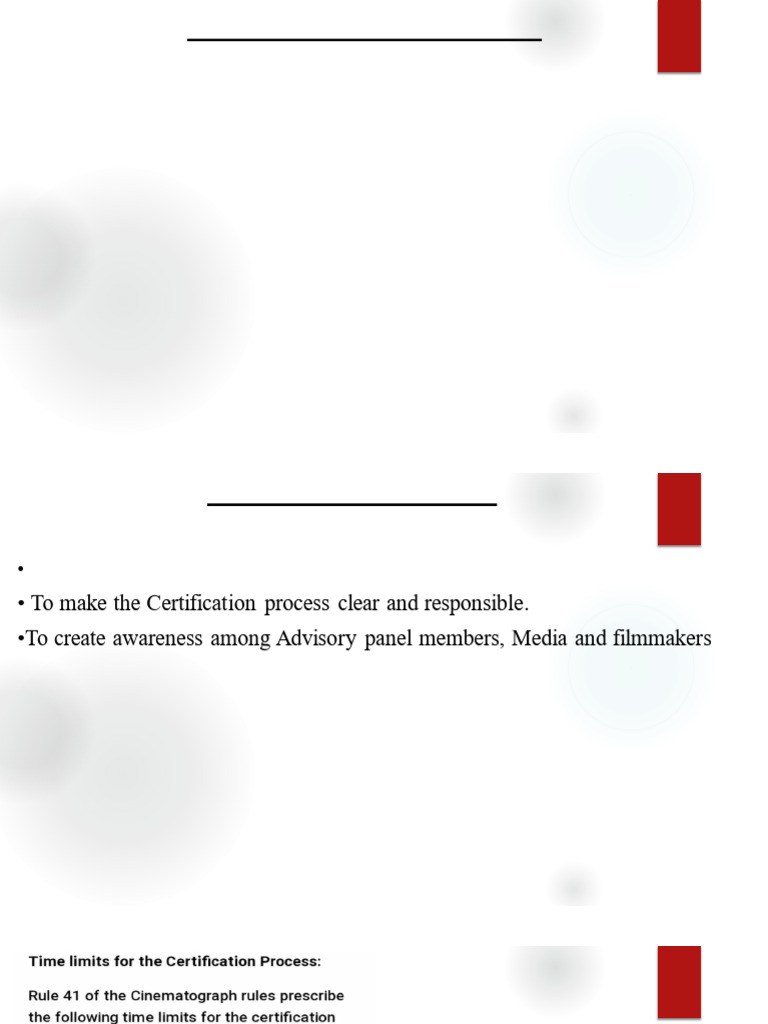 Presentation Censor Board | PDF