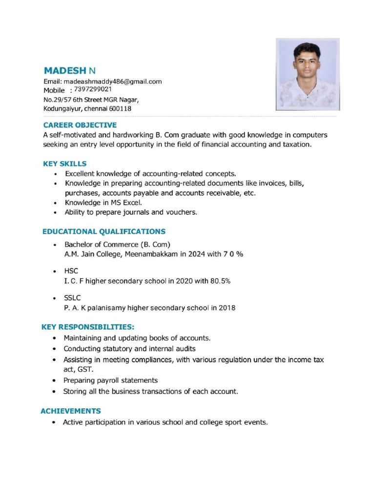 Madeah. Resume | PDF
