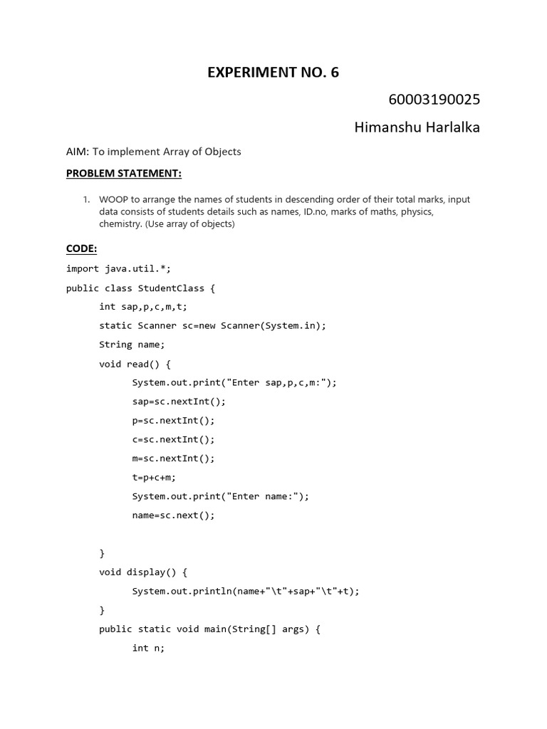 Exp6 60003190025 | PDF