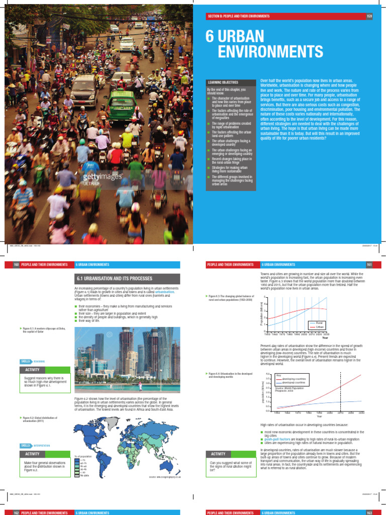 New IGCSE Urban | PDF | Urbanization | Economies