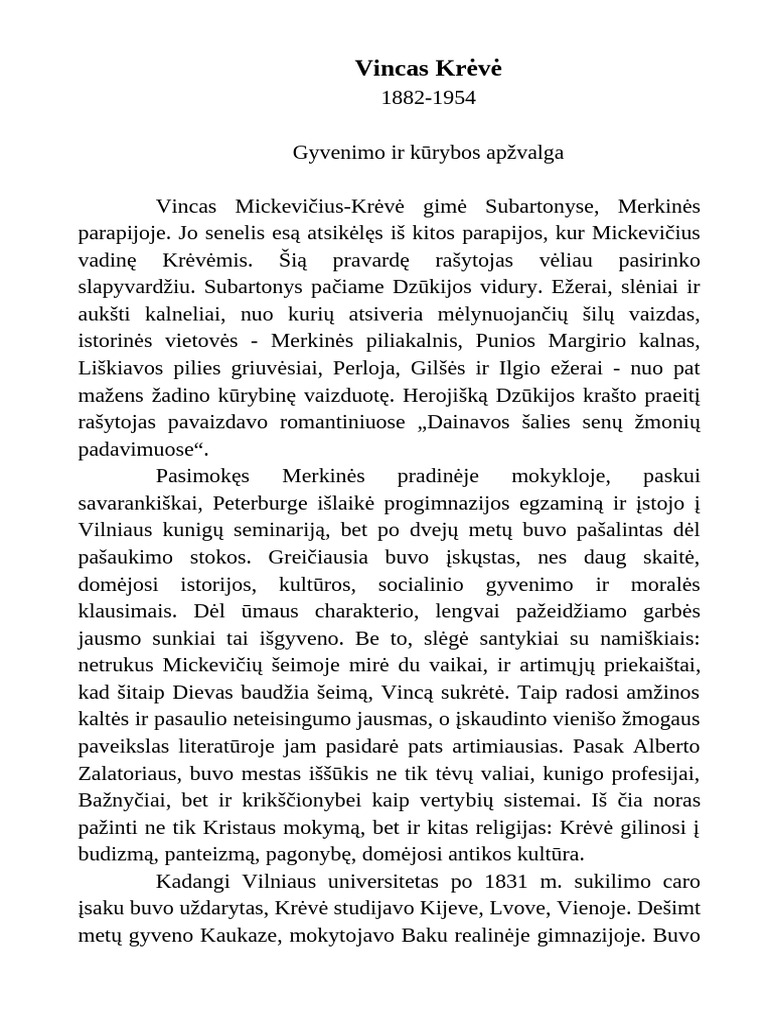 Skirgaila - Vincas Krėvė. | PDF