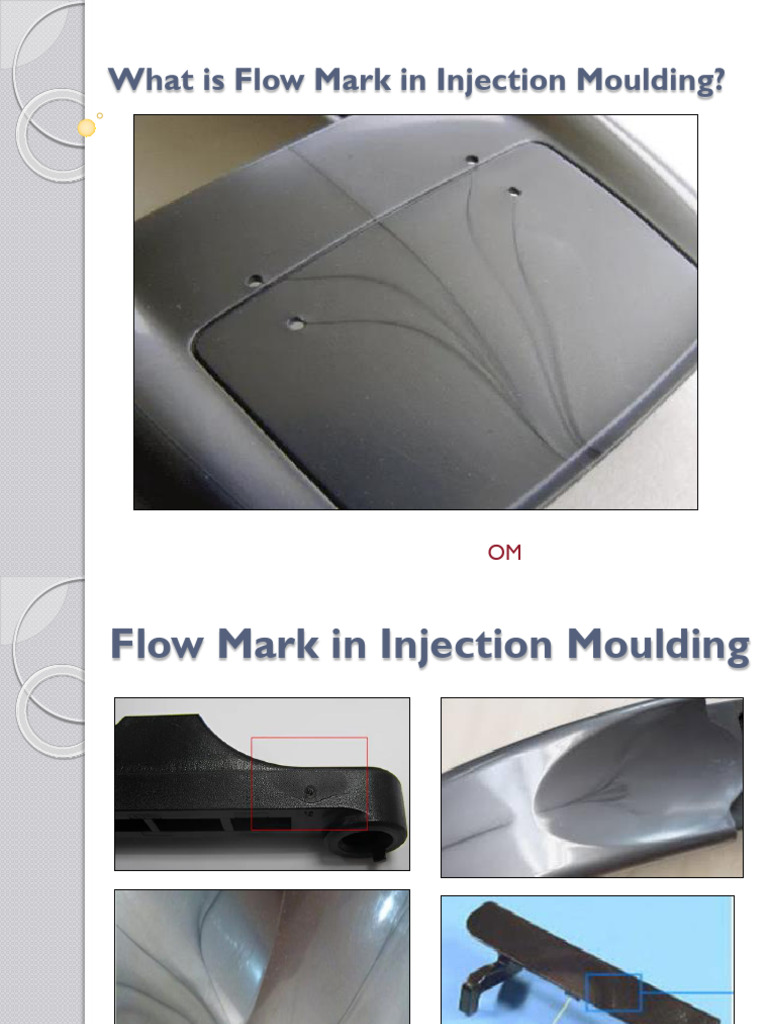 What is Flow Mark in Injection Moulding | PDF | Secondary Sector Of The ...