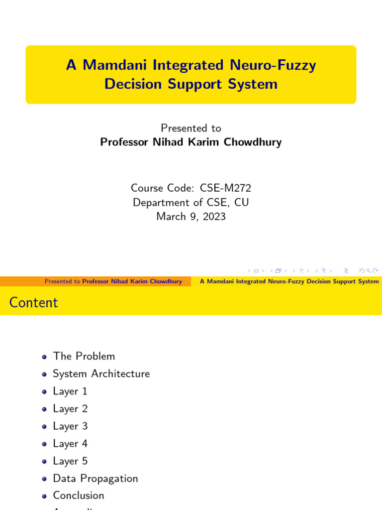 17701072MamdaniANFISA2 | PDF | Fuzzy Logic | Mathematical Logic