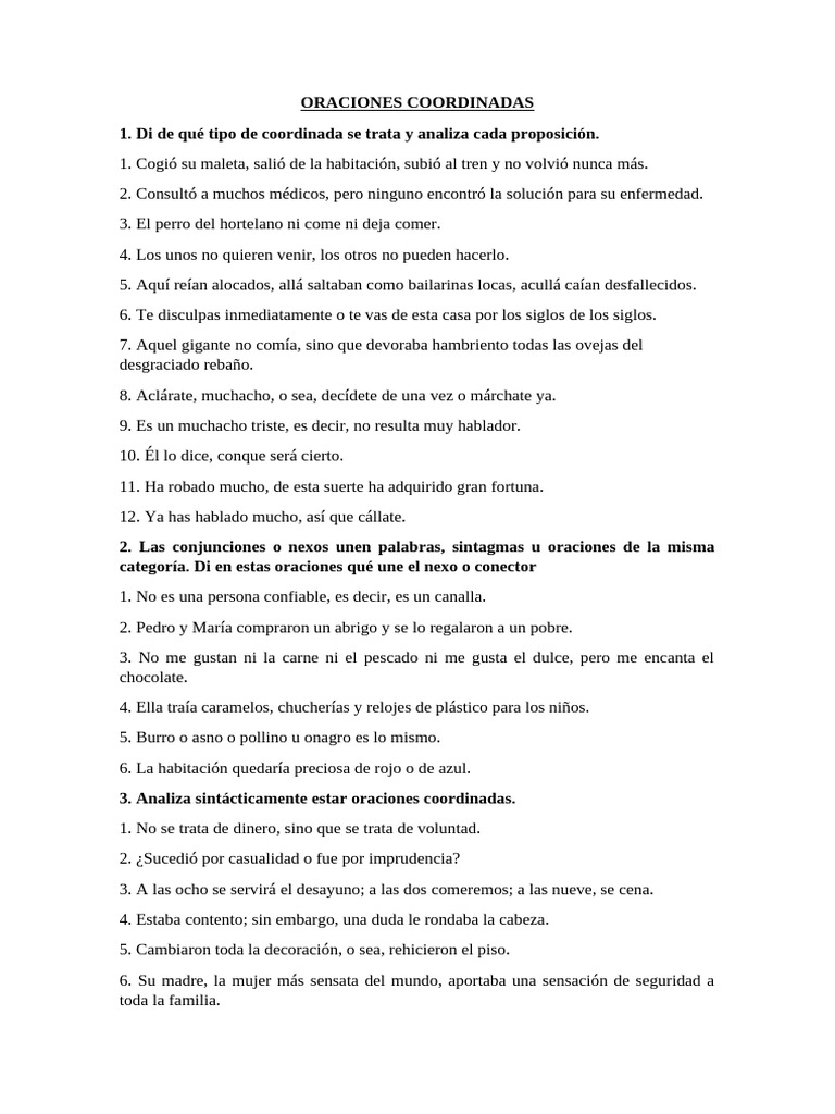 Coordinadas para Analizar | PDF