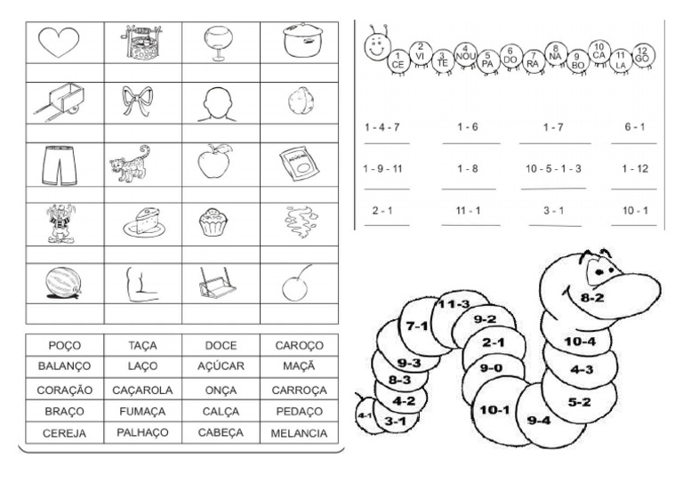 Atividade Cedilha | PDF