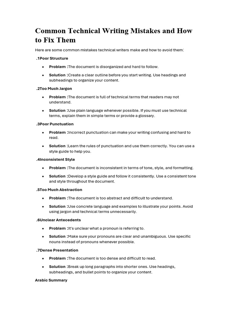 Most common mistakes | PDF Most common mistakes | PDF