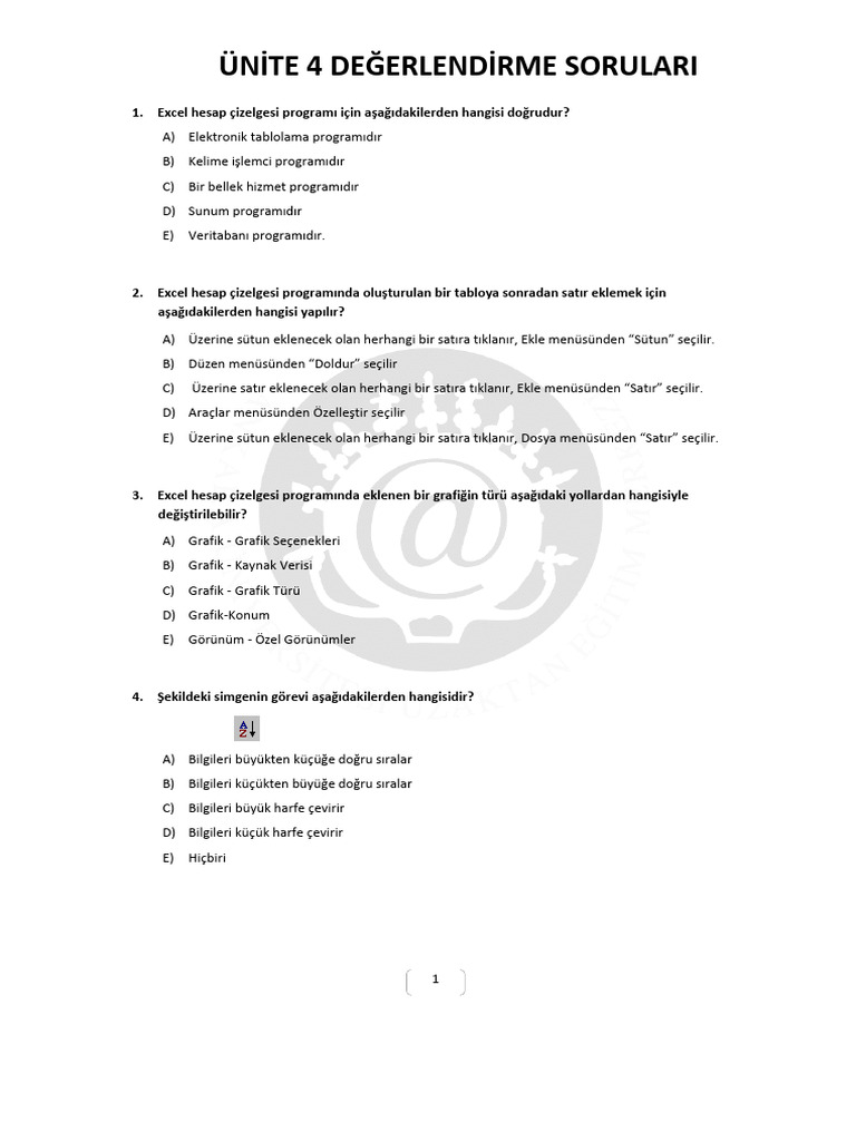 unite4_degerlendirme_sorulari | PDF
