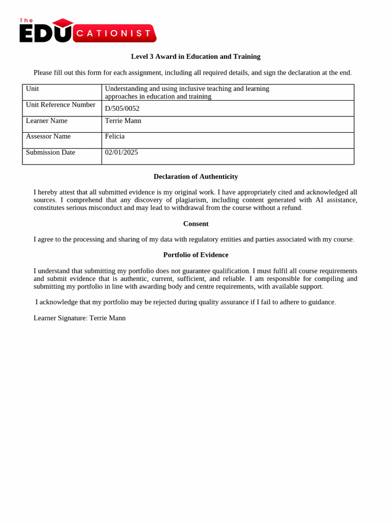 Terri Mann | PDF | Learning | Educational Technology