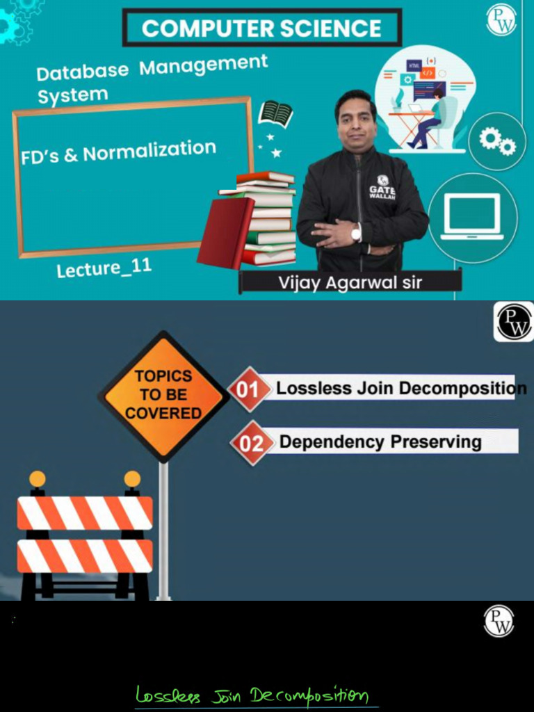 FD's & Normalization 11 - Class Notes | PDF