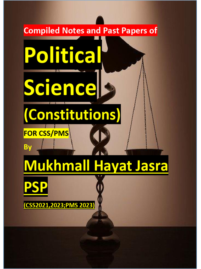 Mukhmall's Political Science Notes | PDF | American Government ...