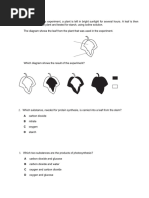 6 Plant - Nutrition QP - Igcse Cie Biology | PDF | Leaf | Photosynthesis