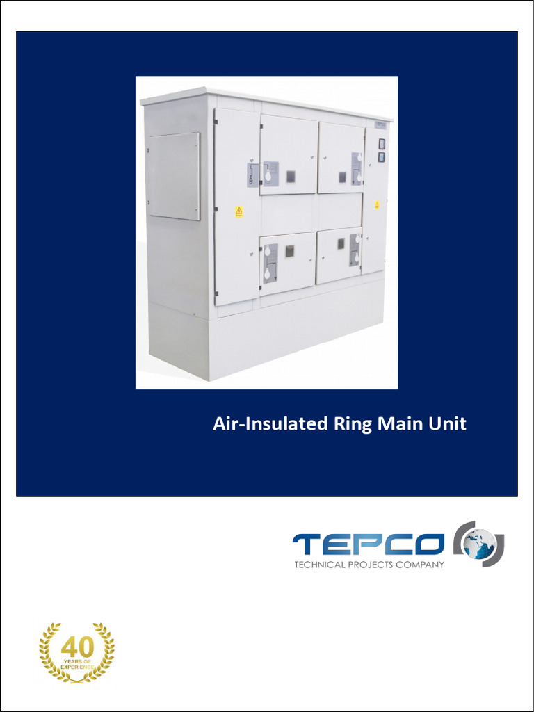 Air-Insulated-Ring-Main-Unit Ais Tepco Rmu | PDF | Switch | Transformer