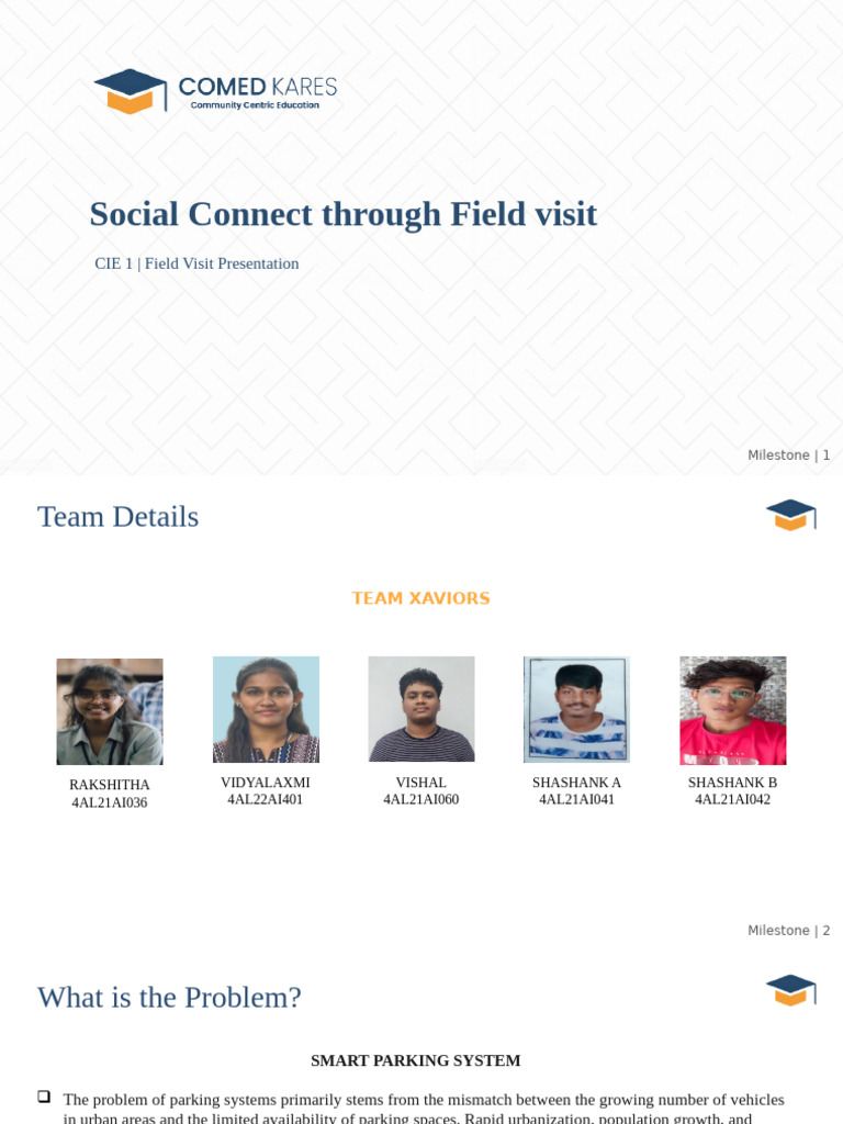 CIE 1 - Field Visit Analysis | PDF | Parking | Public Transport