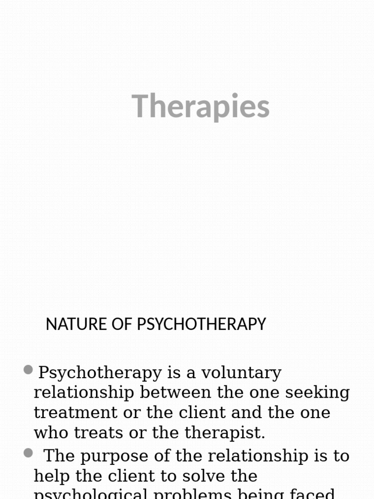 5.therapy Sfs | PDF | Psychotherapy | Cognitive Therapy