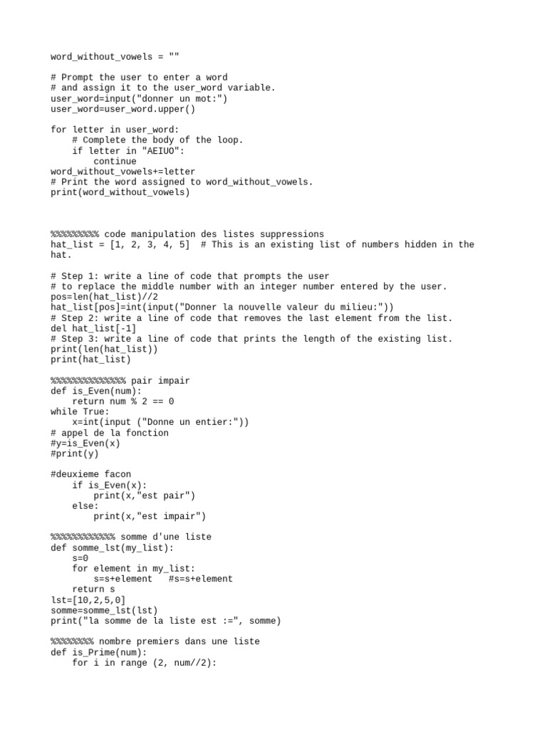 phython_exercice | PDF phython_exercice | PDF