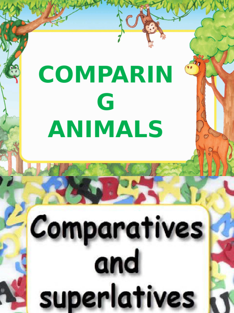 Animal Comparatives and Superlatives | PDF