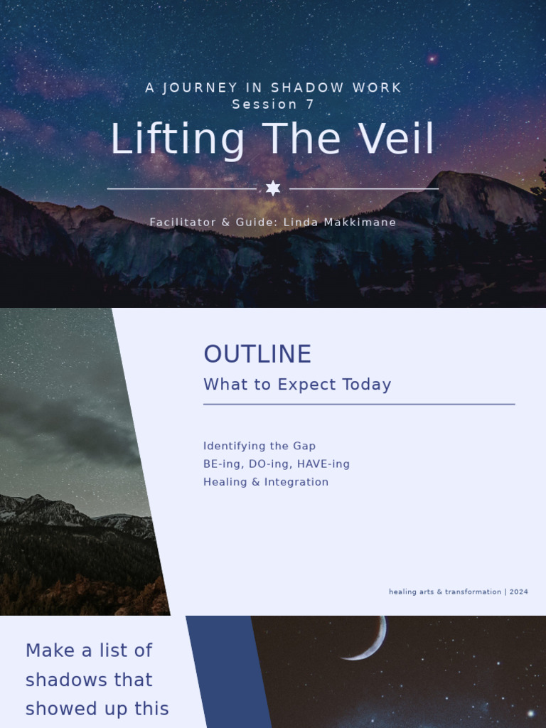 Lifting The Veil S8 I Am The Shadow and The Shadow Is Me | PDF