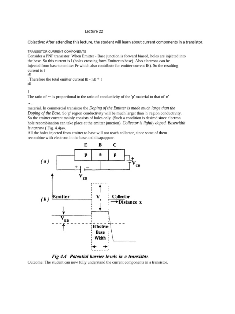 Basic Electronics lecture 22 | PDF
